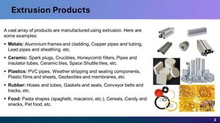 Extrusion Processes and Their Limitations | PPT