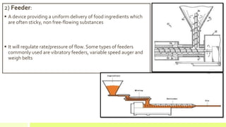 Extrusion processingg in food | PPTX
