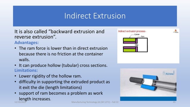 Extrusion Process Presentation Final 1 Pptx