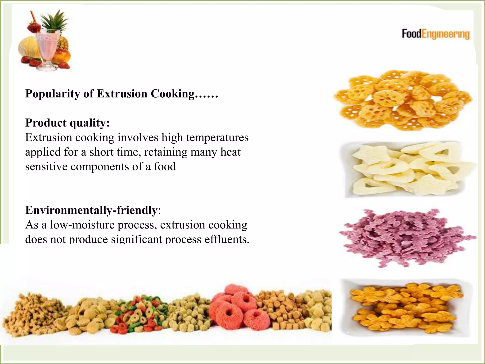 Extrusion Technology in Food Processing | PPTX