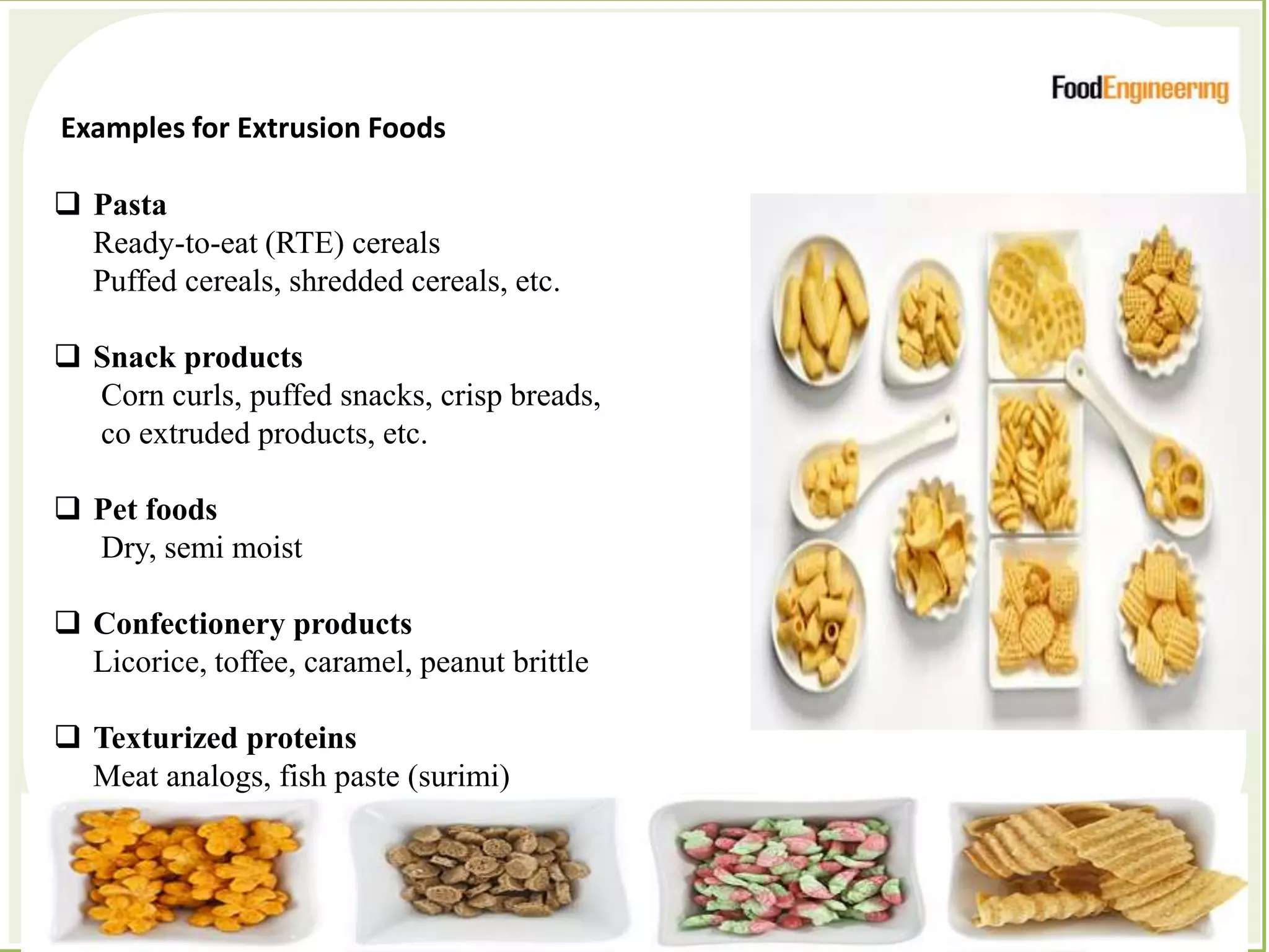 Extrusion Technology in Food Processing | PPTX