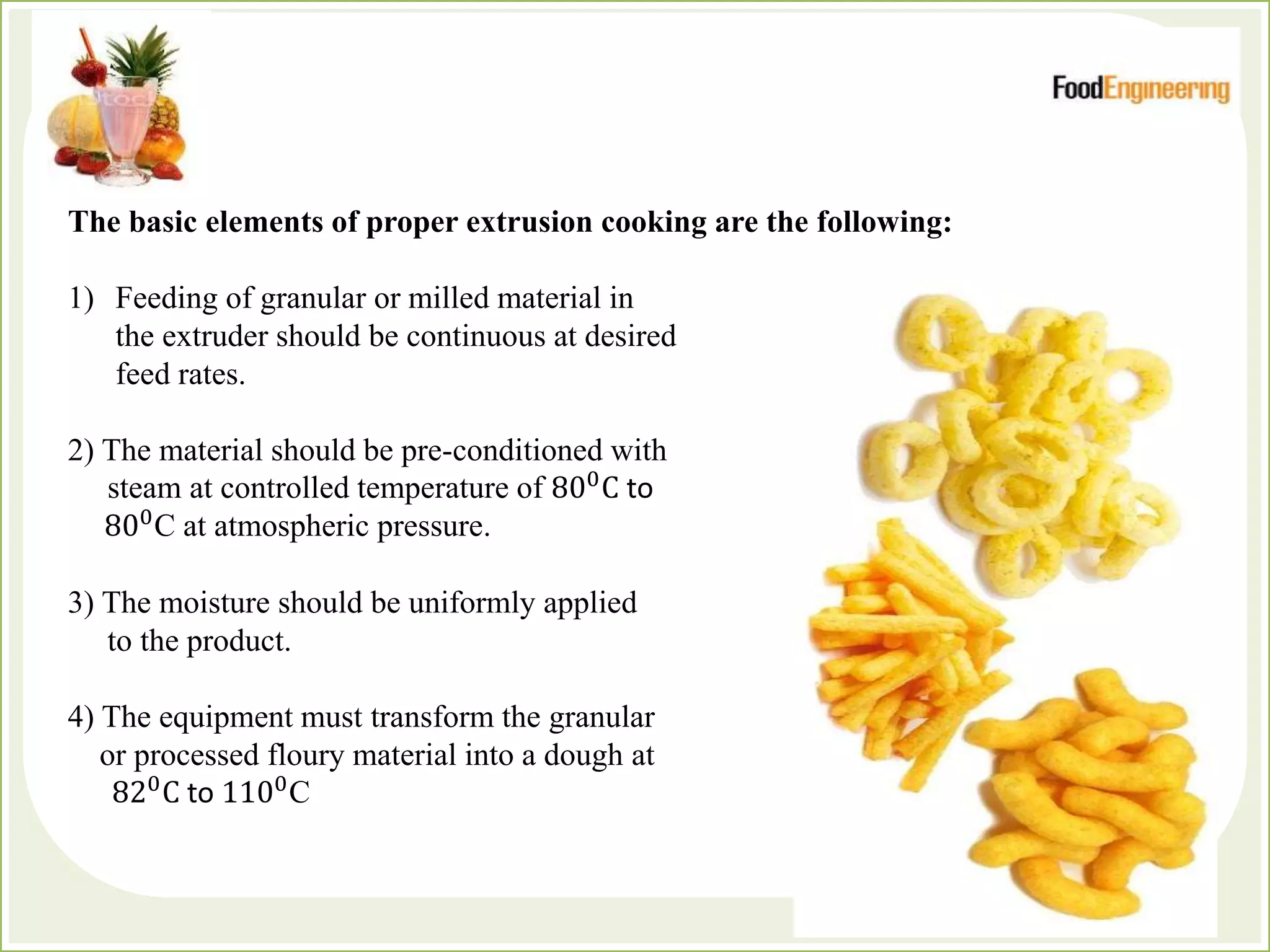 Extrusion Technology in Food Processing | PPTX