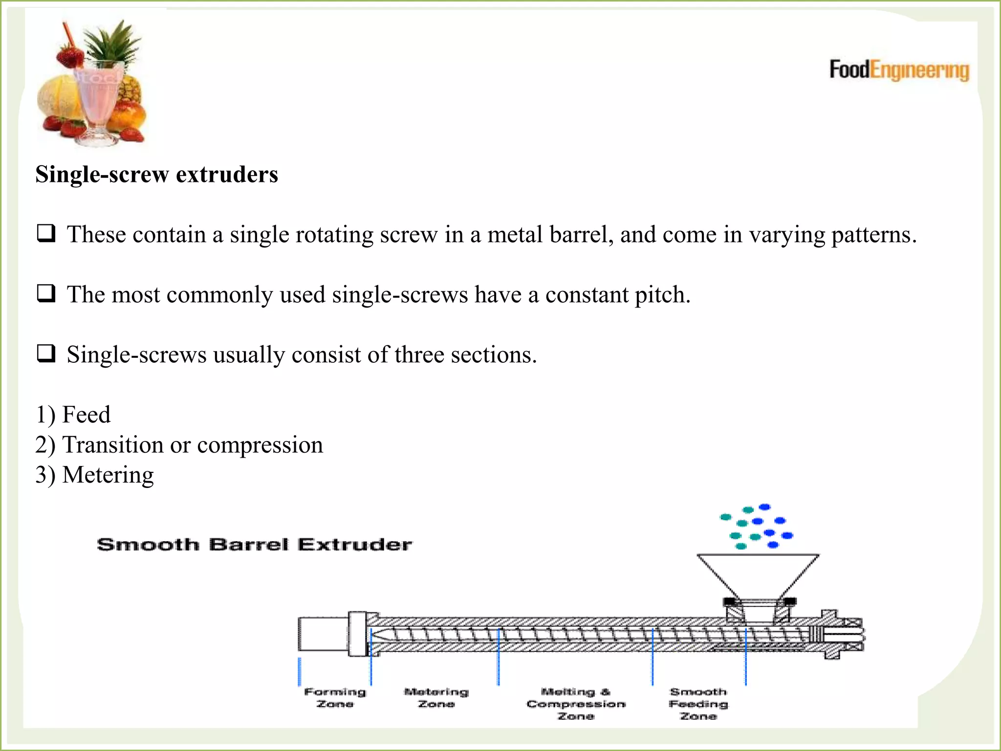 Extrusion Technology in Food Processing | PPTX