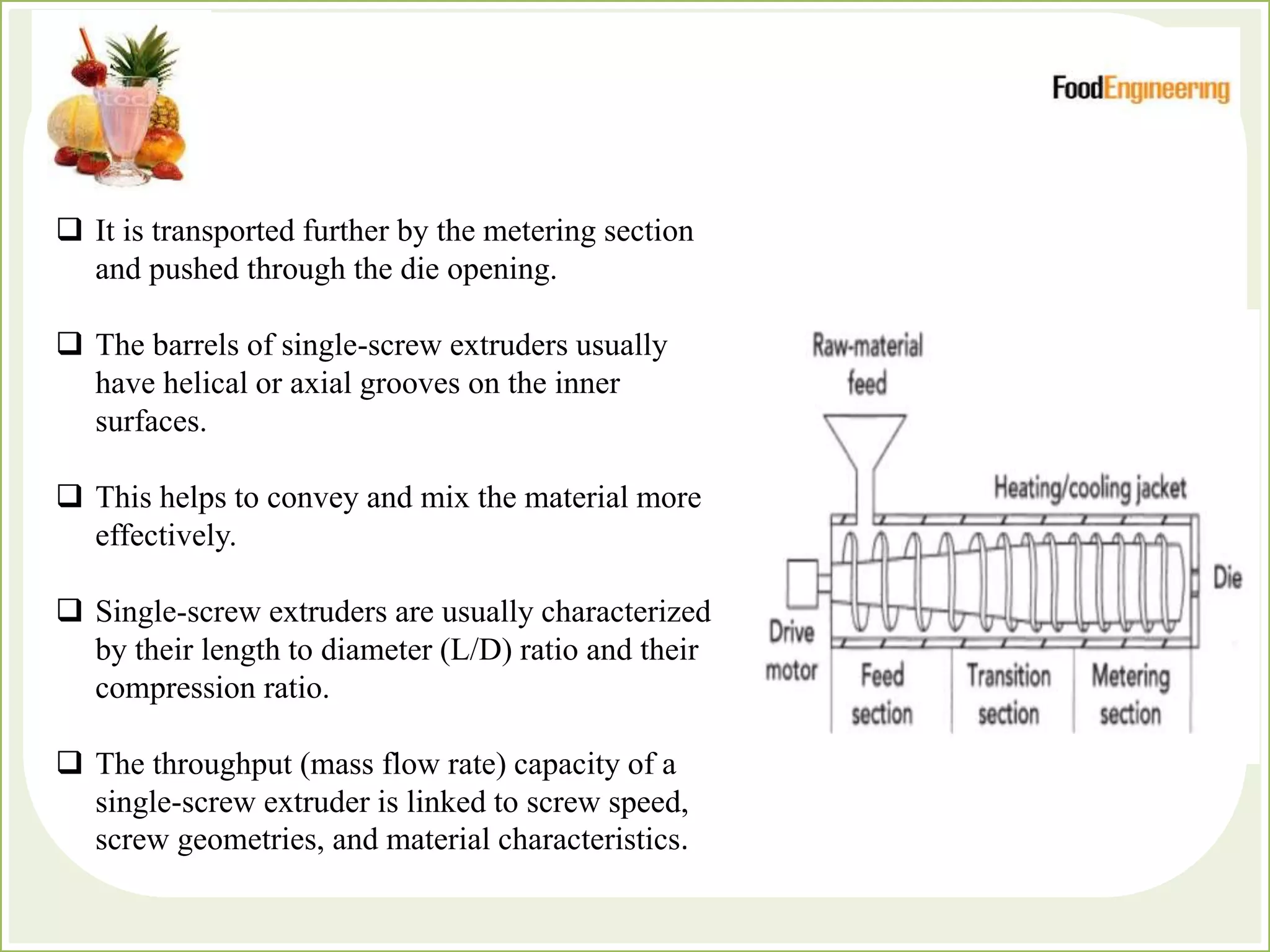 Extrusion Technology in Food Processing | PPTX