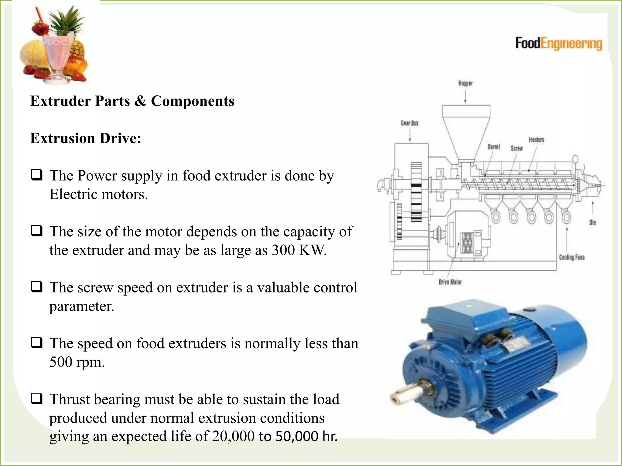 Extrusion Technology in Food Processing | PPTX