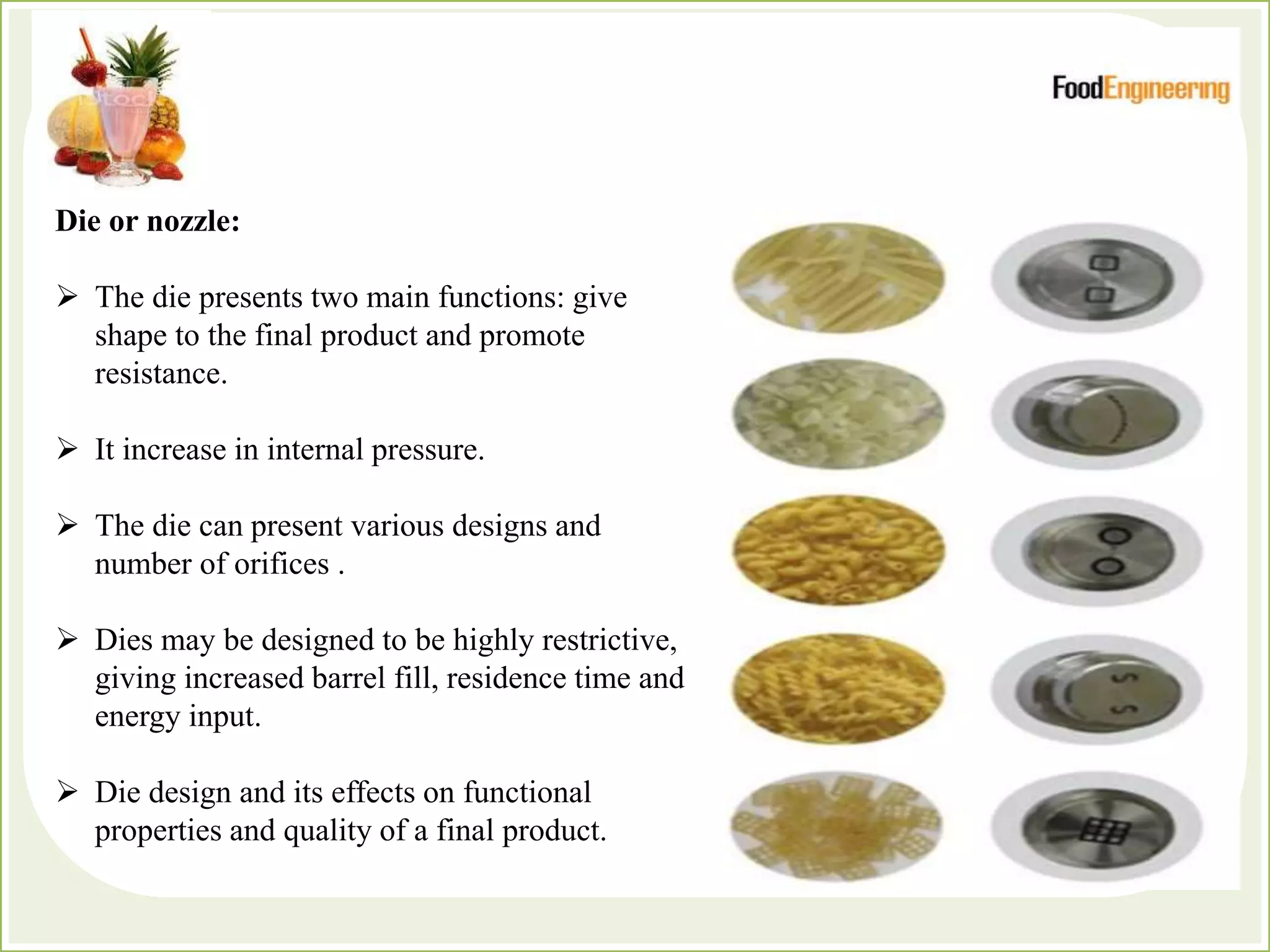 Extrusion Technology in Food Processing | PPTX