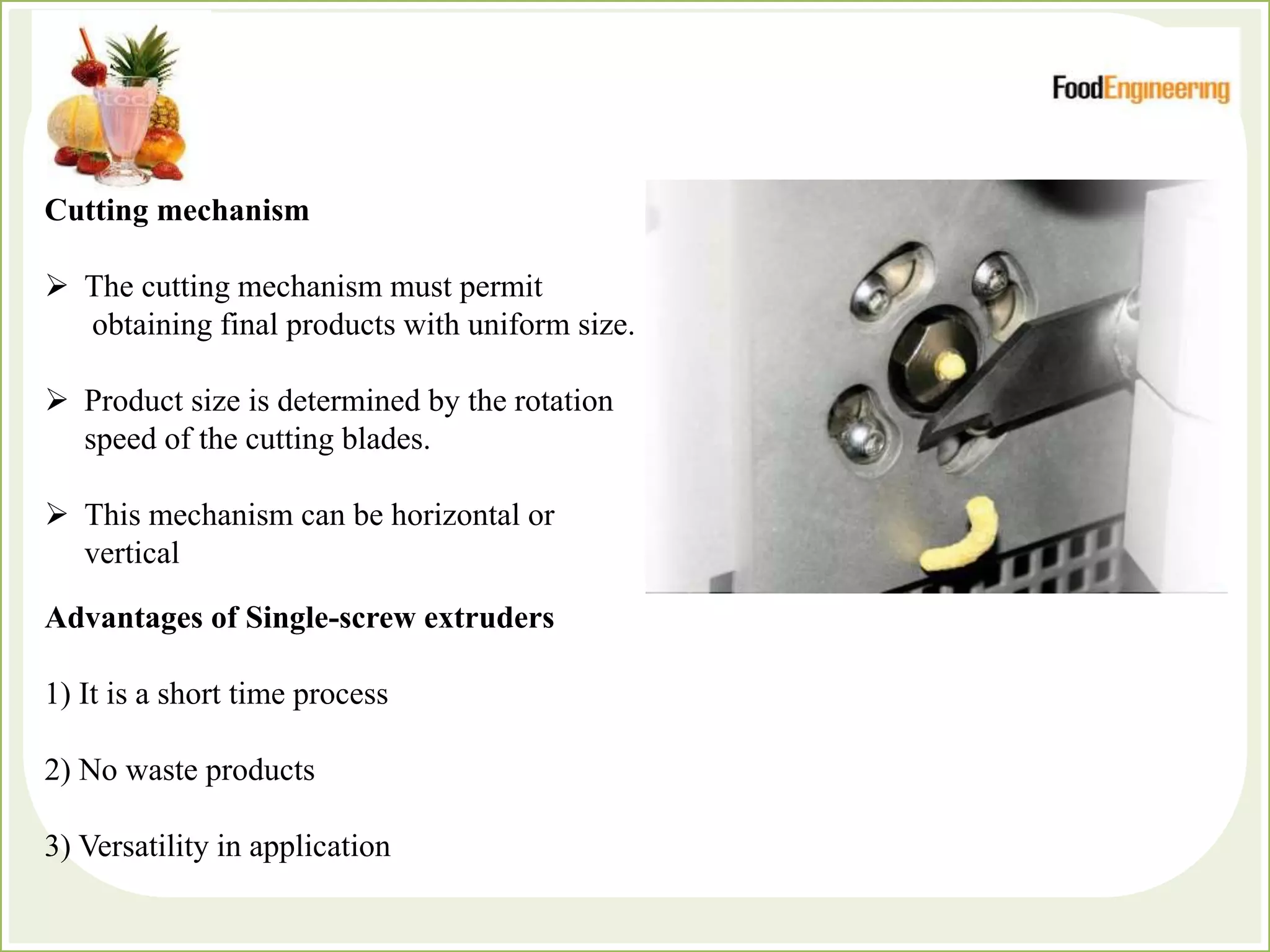 Extrusion Technology in Food Processing | PPTX