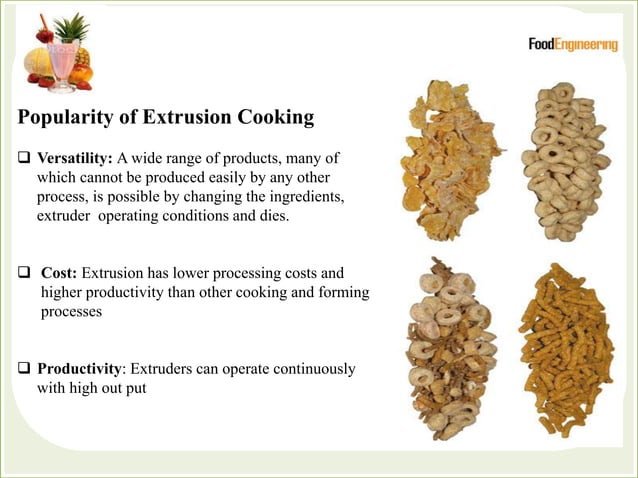 Extrusion Technology in Food Processing | PPTX | Chemistry | Science