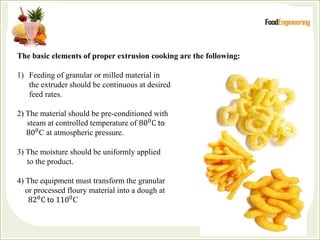 Extrusion Technology in Food Processing | PPTX
