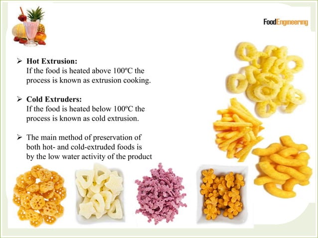 Extrusion Technology in Food Processing | PPTX | Chemistry | Science