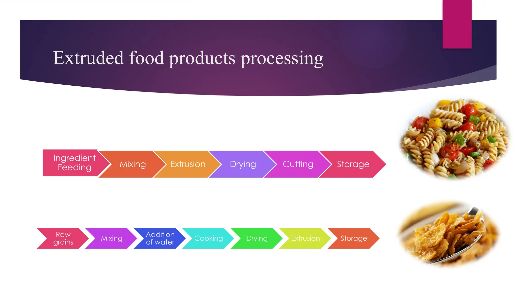 Role of extrusion technology in Food Processing | PPTX