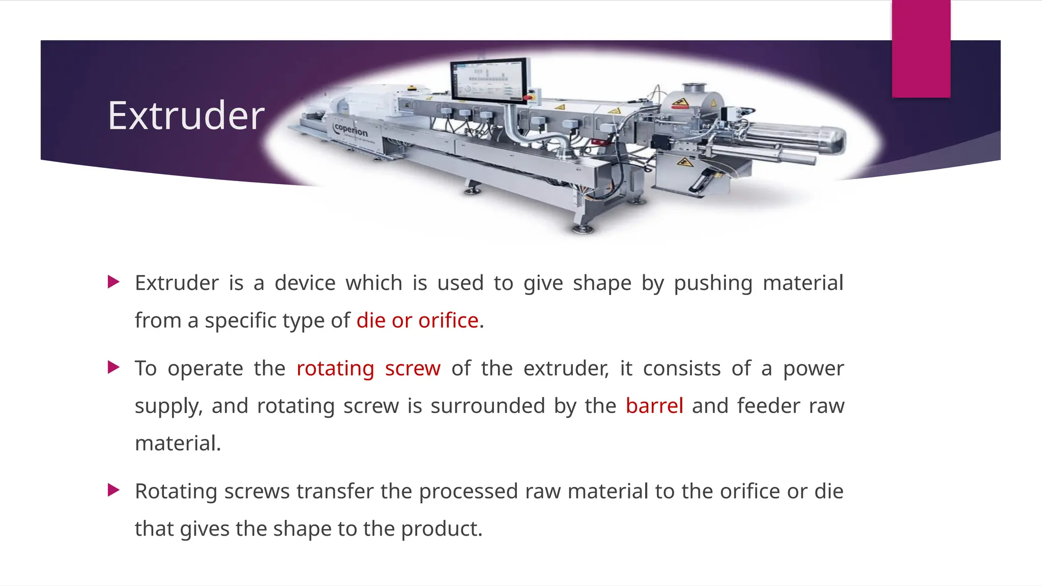 Role of extrusion technology in Food Processing | PPTX