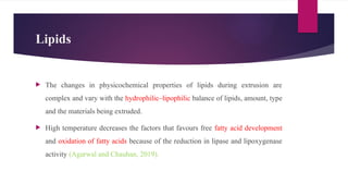 Role of extrusion technology in Food Processing | PPTX