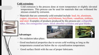 Extrusion Process | PPTX