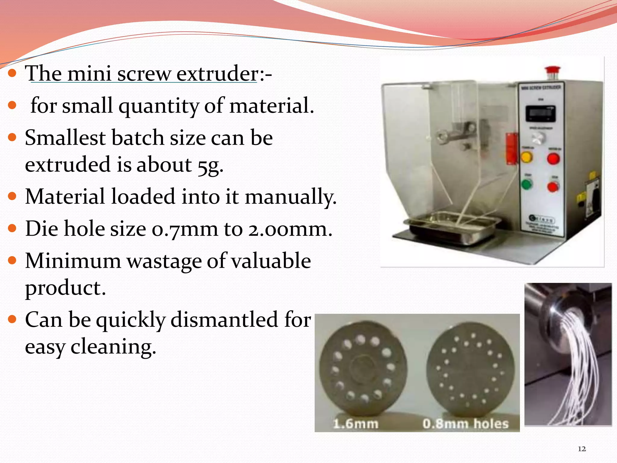 Extrution spheronization | PPTX