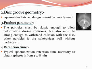 Extrution spheronization | PPTX