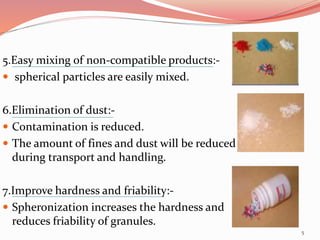 Extrution spheronization | PPTX