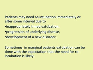 Extubation from Ventilator | PPT