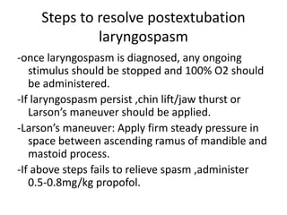 Extubation and reintubation | PPTX