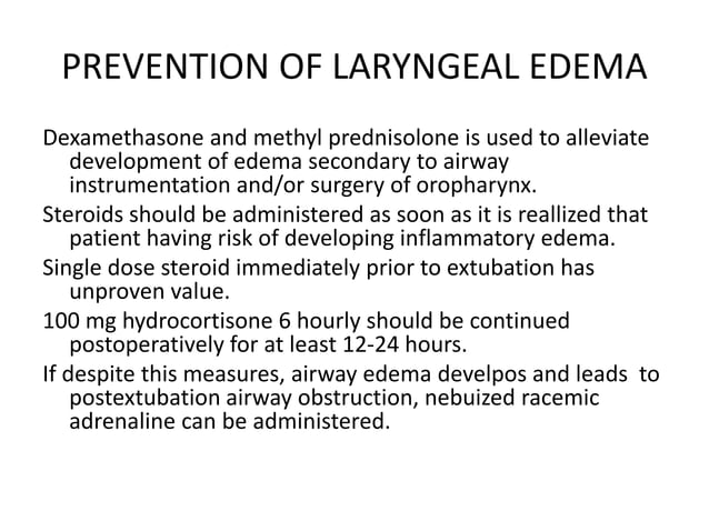 Extubation and reintubation | PPTX | Lung and Respiratory Health ...