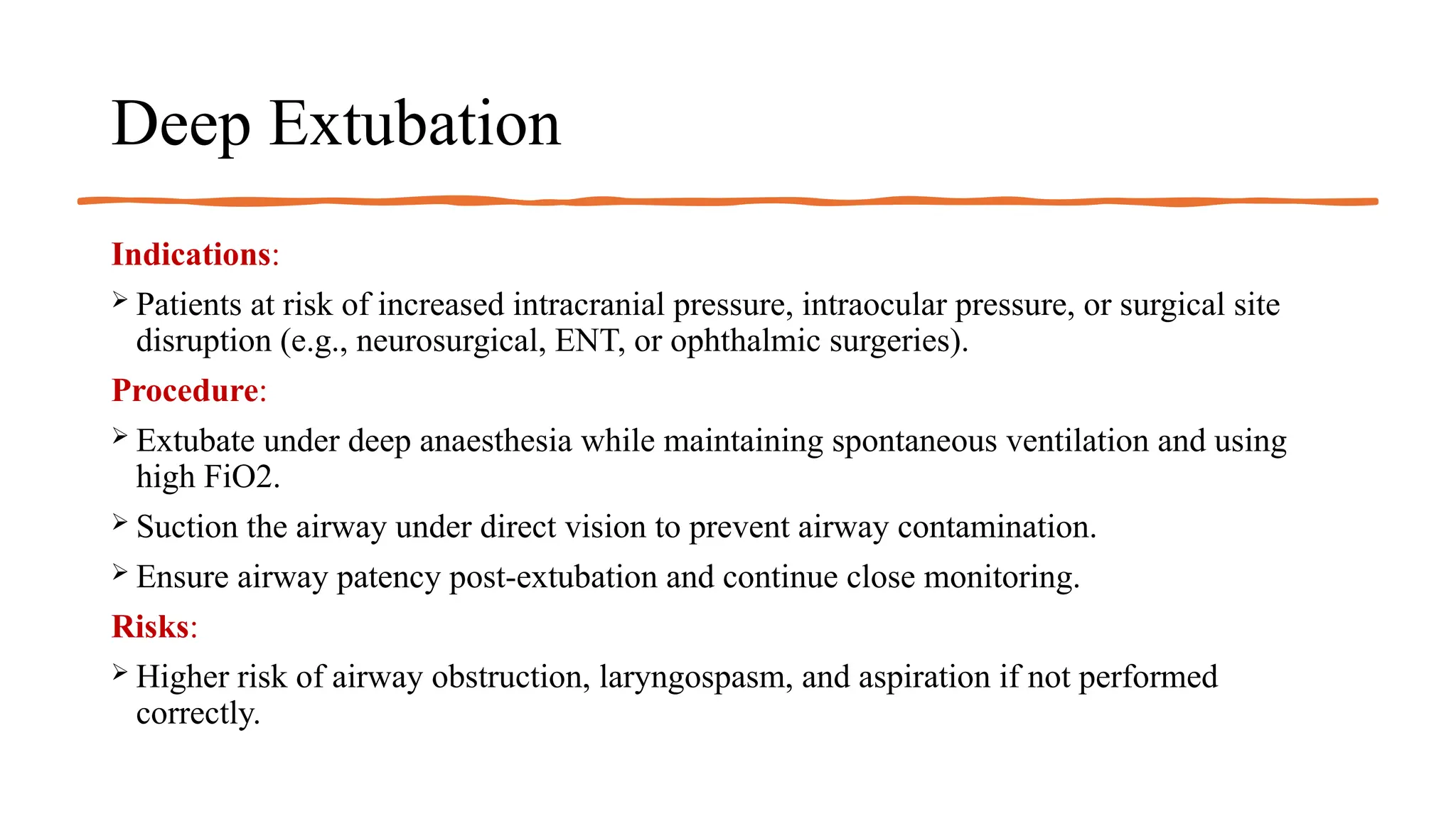 Extubation of difficult airway which includes difficult airway society ...
