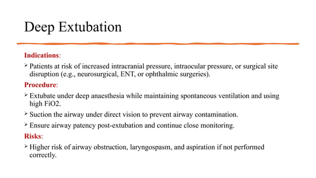 Extubation of difficult airway which includes difficult airway society ...