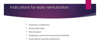 EXTUBATION AFTER A DIFFICULT AIRWAY .pptx