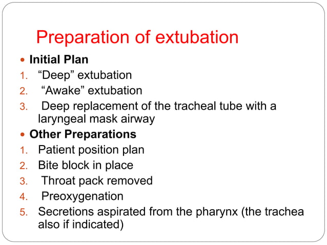 Extubation problems and its management | PPTX
