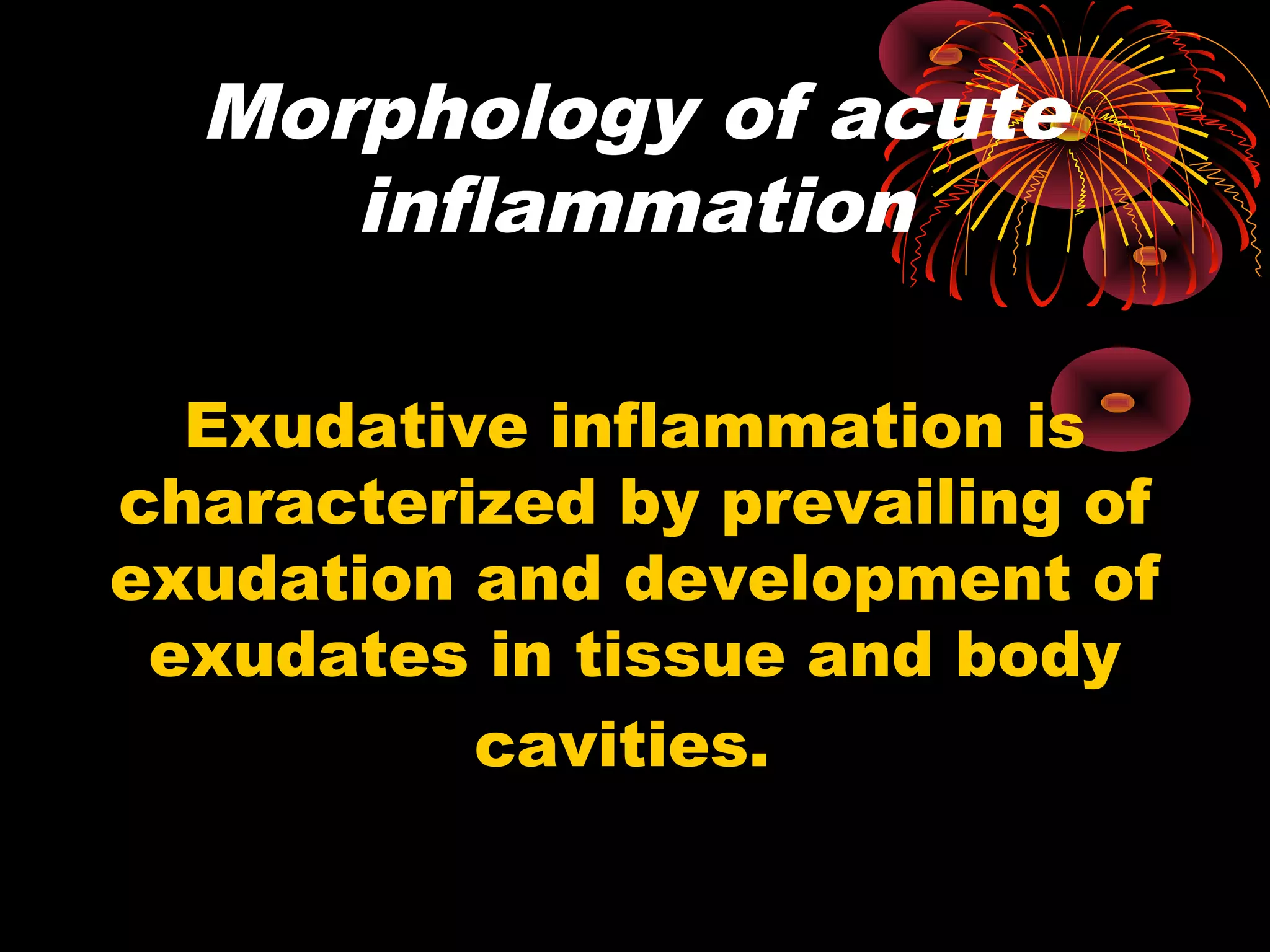 Exudative inflammation | PPT