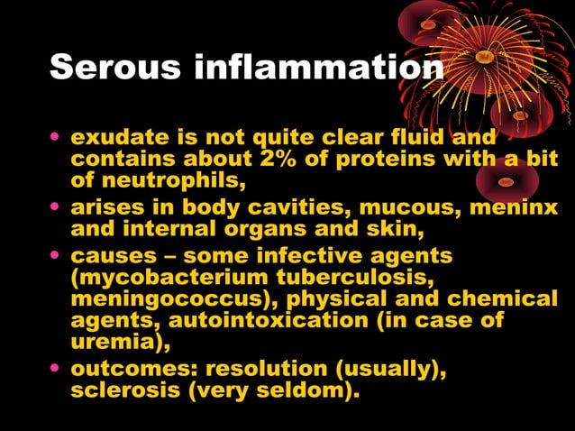 Exudative inflammation | PPT