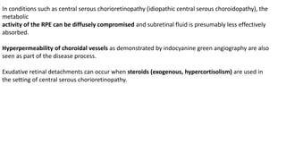 Exudative Retinal Detachment- Etiopathogenesis | PPTX