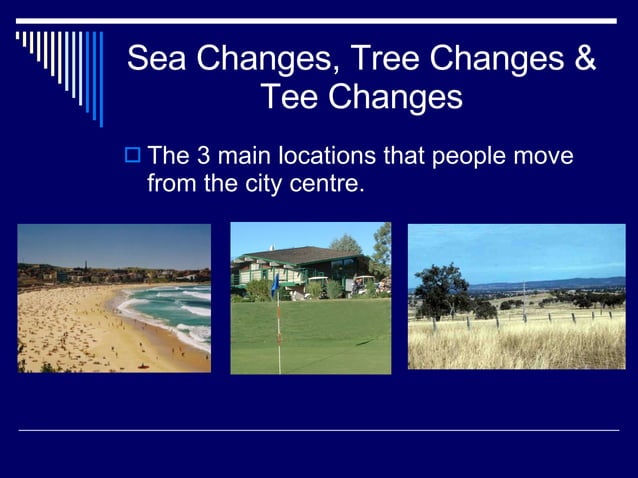 Exurbanisation, Counterurbanisation And Decentralisation | PPT