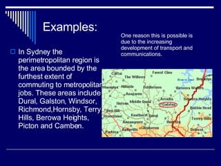 Exurbanisation, Counterurbanisation And Decentralisation | PPT