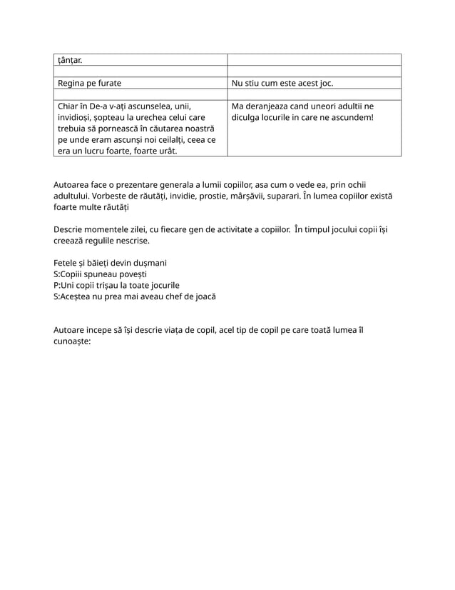 Exuvii de Simona Popescu - rezolvare exercitii | DOCX