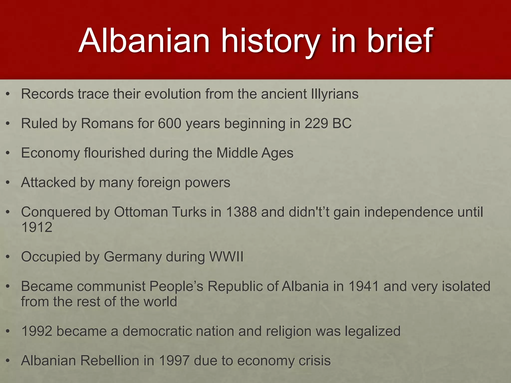 Albania | PPTX