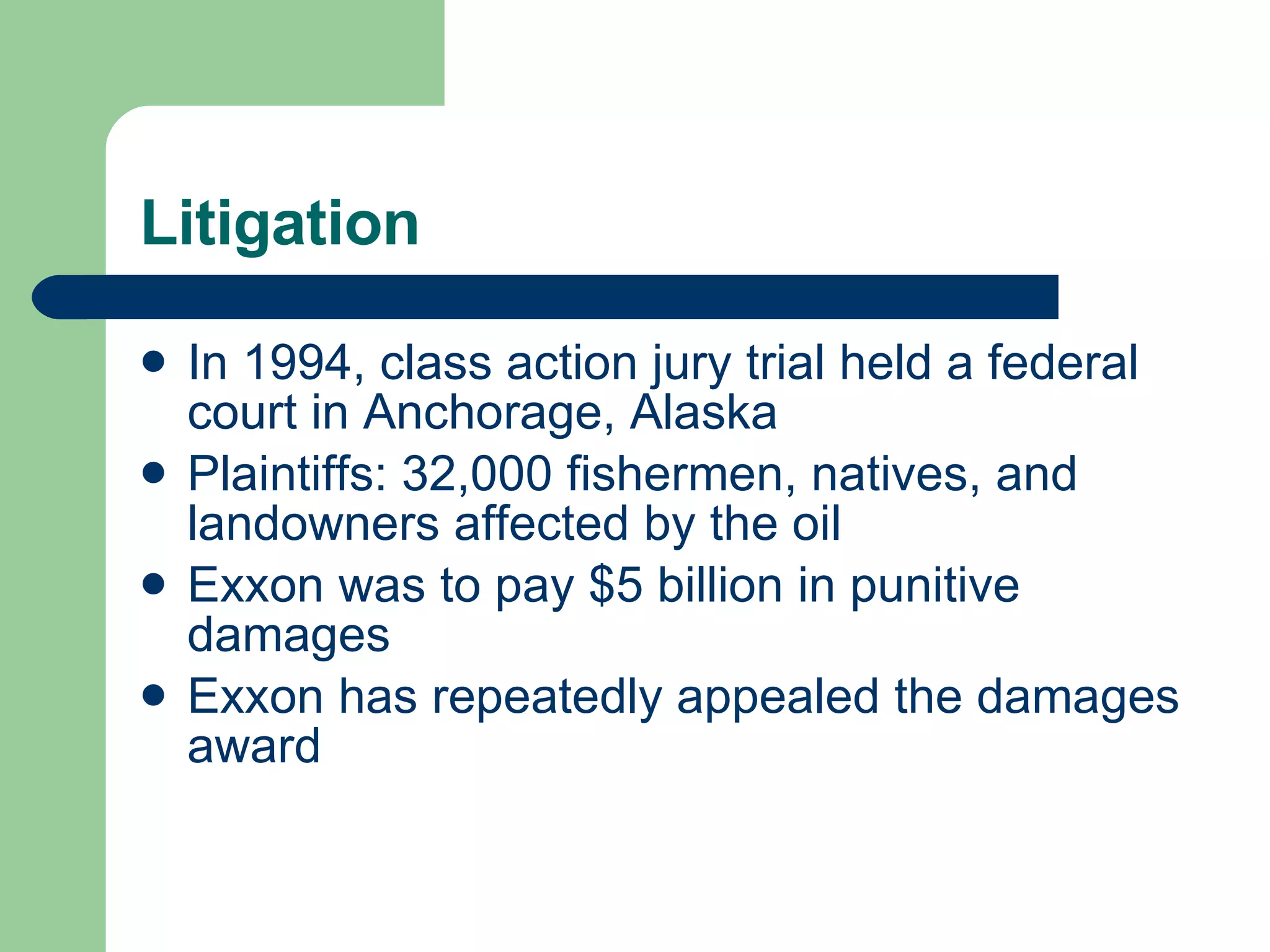 Exxon Valdez Oil Spill Presentation | PPT