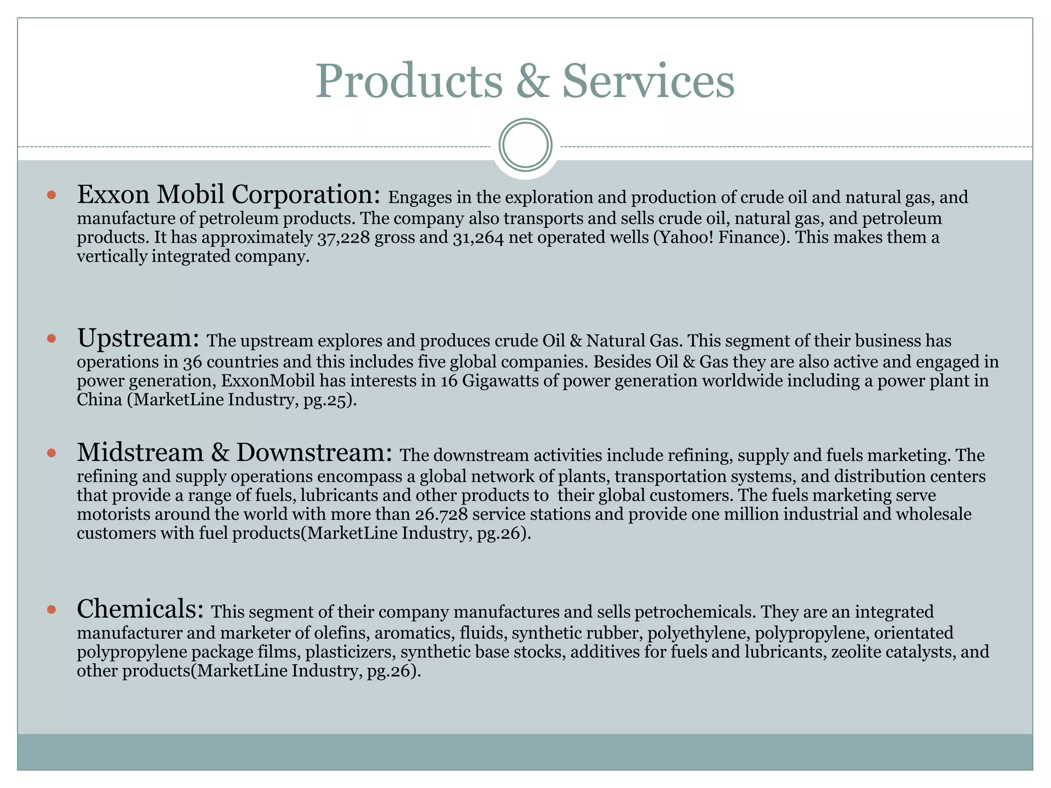 Exxon mobile company anaylsis | PPTX