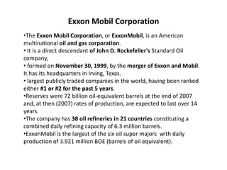 Exxon molil | PPT