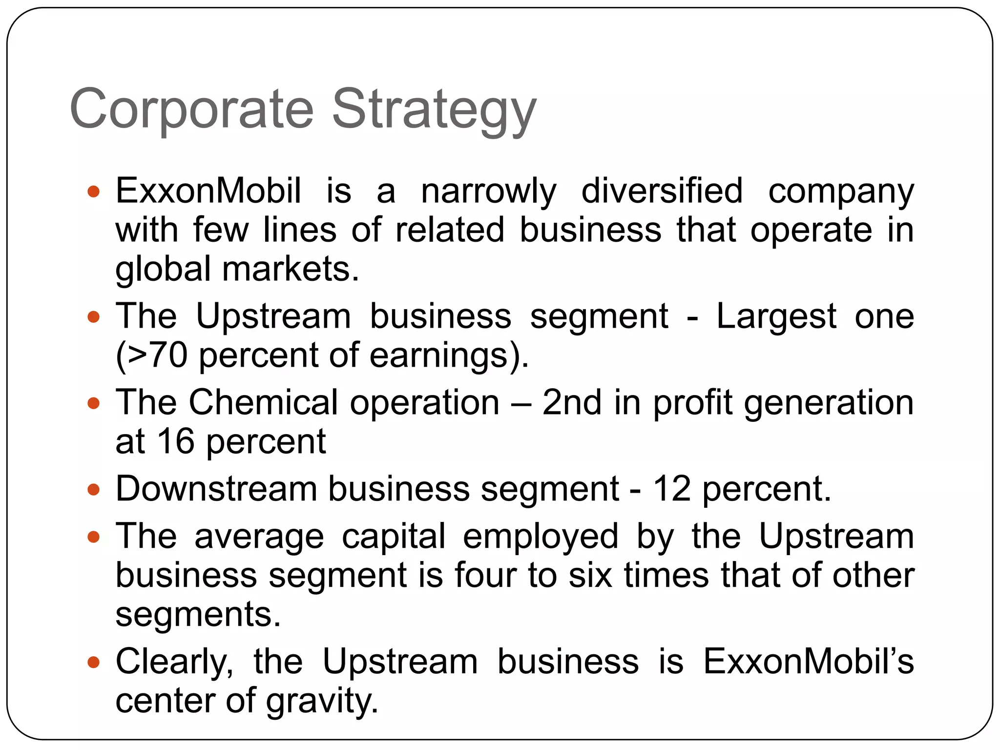 Exxon strategic analysis | PPTX