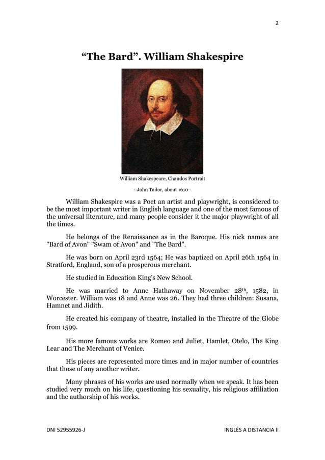 Shakespeare | PDF