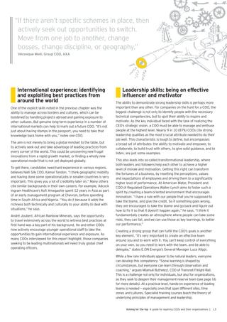 Aiming for the top: A guide for aspiring COOs and their organisations | PDF
