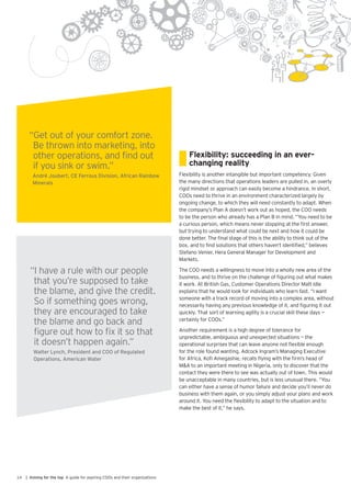 Aiming for the top: A guide for aspiring COOs and their organisations | PDF
