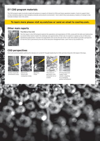 Aiming for the top: A guide for aspiring COOs and their organisations | PDF