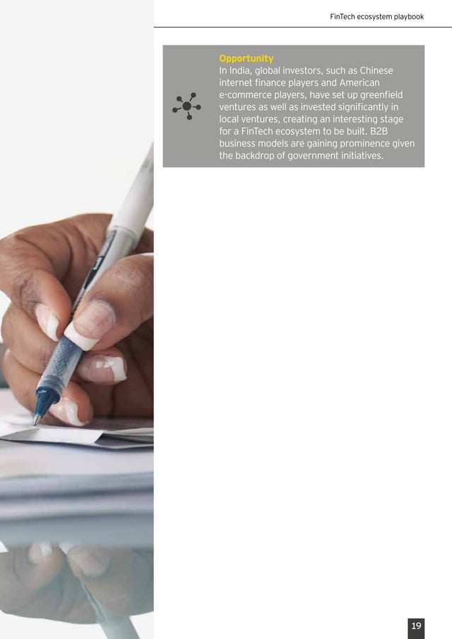 Ey FinTech Ecosystem Playbook | PDF | Financial Industry | Industries