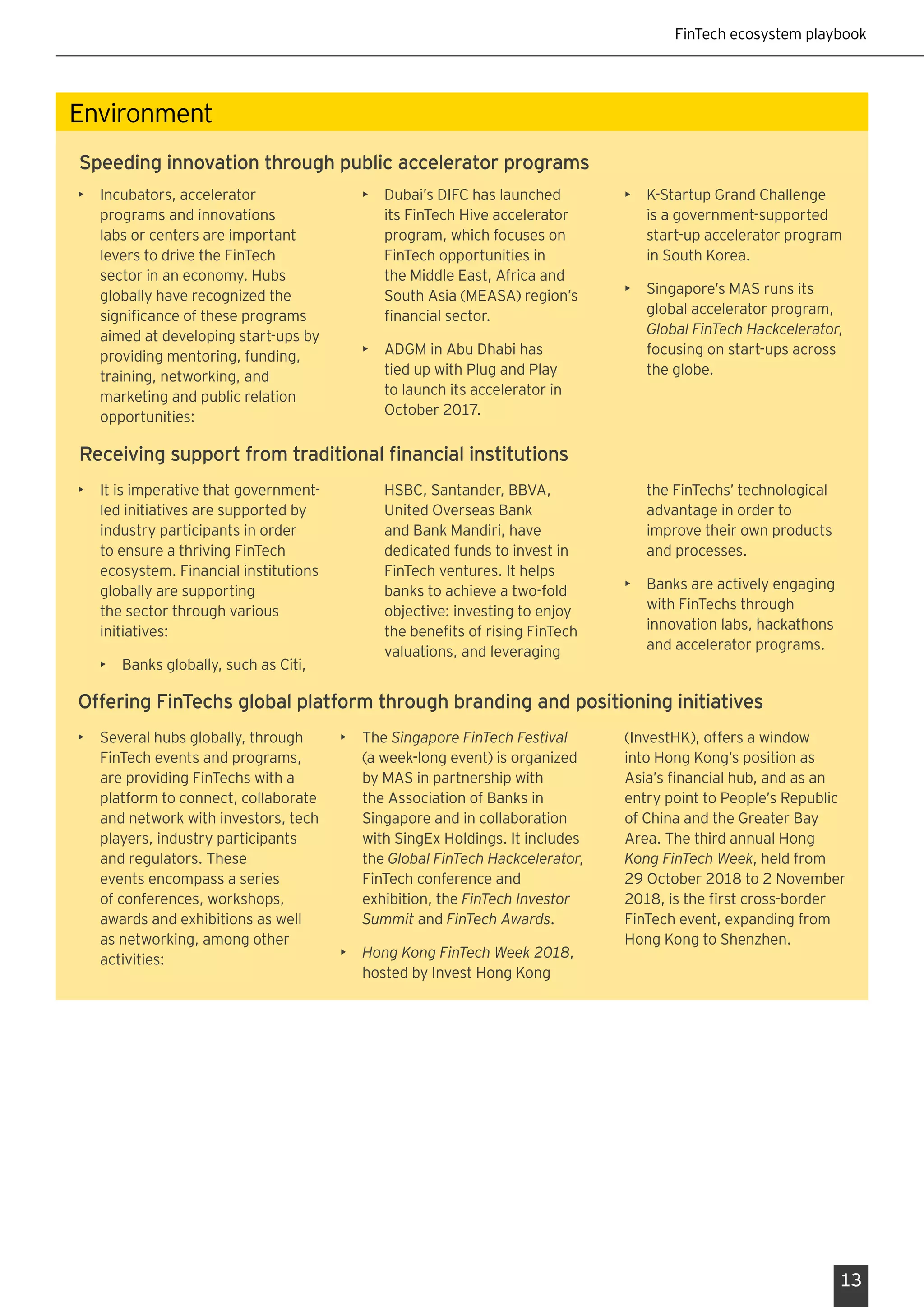 EY FinTech Ecosystem Playbook | PDF
