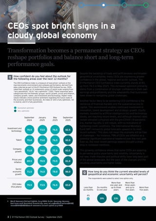 EY - Parthenon CEO Outlook Survey (2025) | PDF