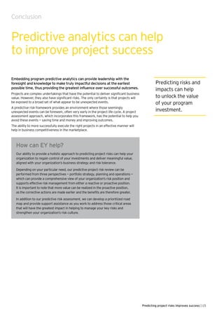 Ey prm-predicting-project-risks | PDF