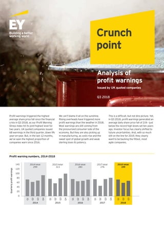 Ey profit warning stress index q3 2018 7 | PDF