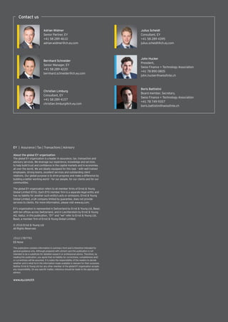 Ey swiss-fin tech-2016-english | PDF