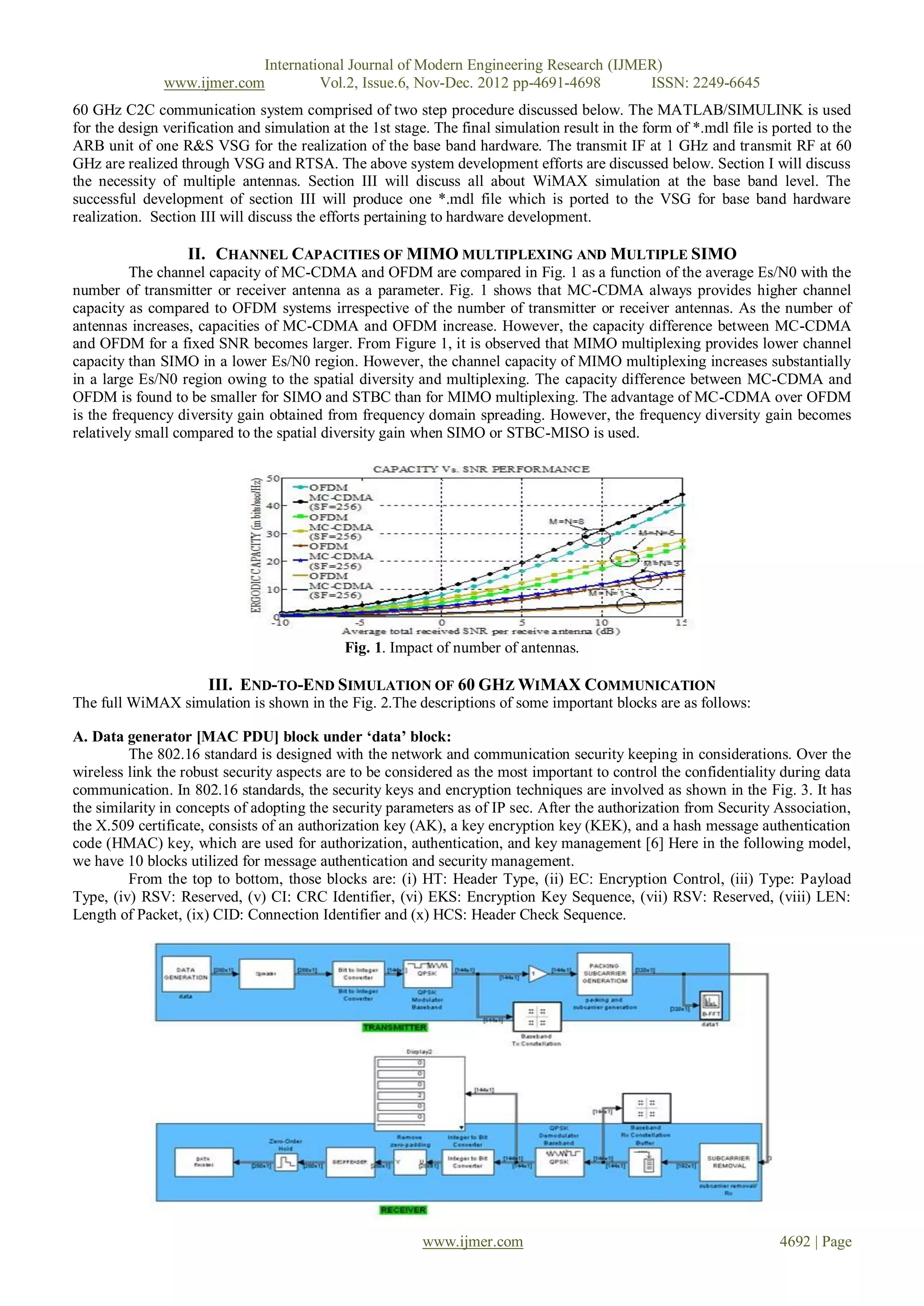 Design and Implementation of Wireless Embedded Systems at 60 GHz ...